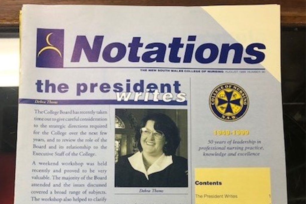 History timeline (1949 - present) – Australian College of Nursing